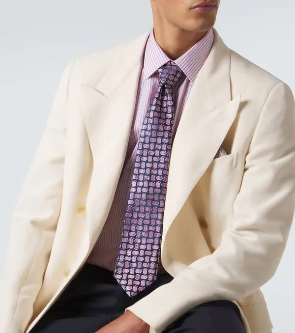 Charvet Silk Jacquard Tie