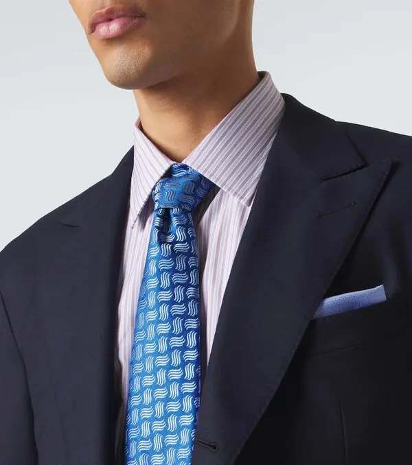 Charvet Silk Jacquard Standard Neck Tie