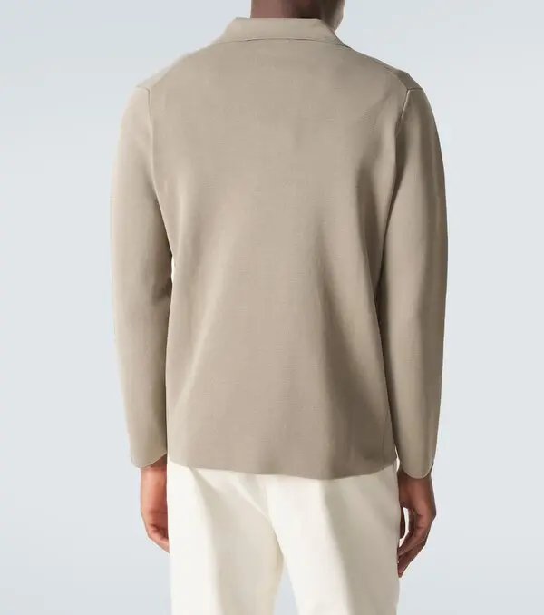 Thom Sweeney Cotton Crêpe Blazer