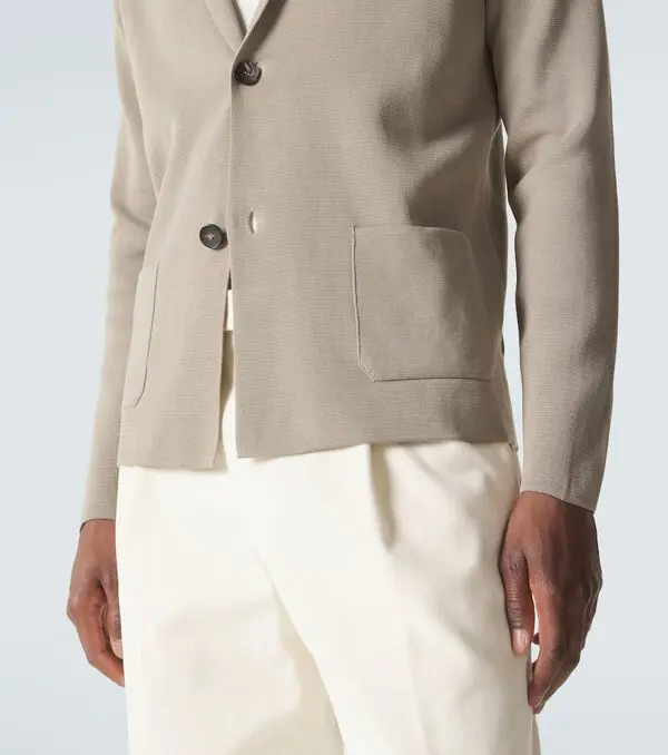 Thom Sweeney Cotton Crêpe Blazer