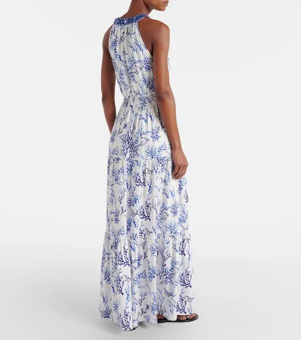 Melissa Odabash Isadora Beaded Maxi Dress
