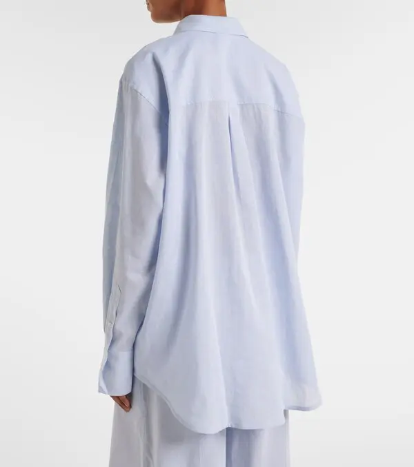 TOTEME Oversized Cotton And Linen Shirt