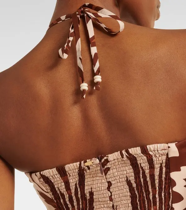 Poupette St Barth Collina Printed Midi Dress