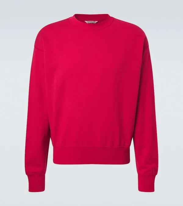 Auralee Cotton, Wool And Silk Sweatshirt