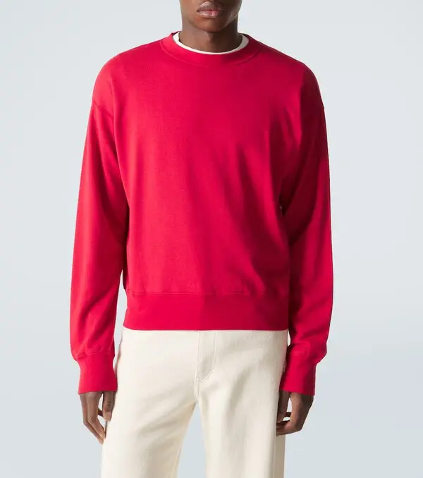 Auralee Cotton, Wool And Silk Sweatshirt