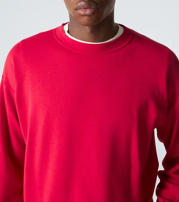 Auralee Cotton, Wool And Silk Sweatshirt