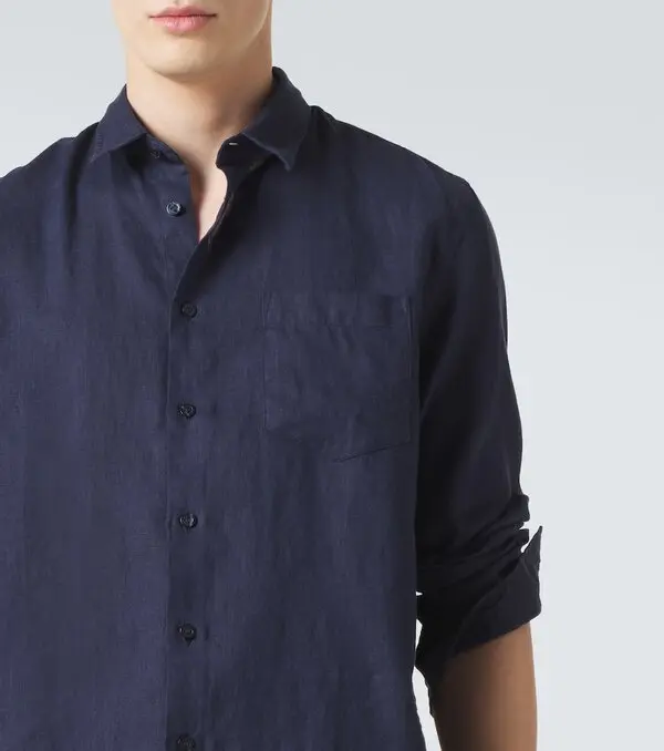 Vilebrequin Linen Shirt - Blue