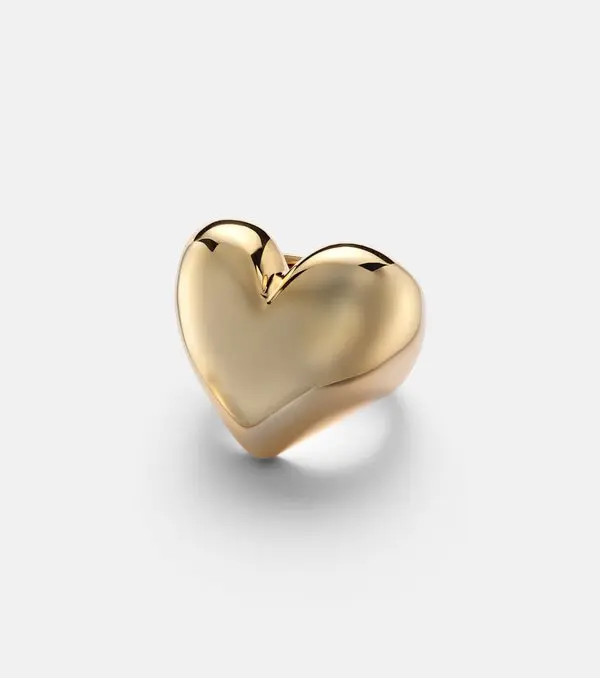 JENNIFER FISHER Puffy Heart 14kt -plated Ring - Gold