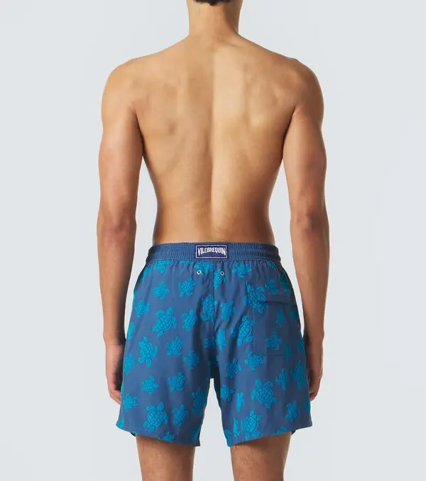 Vilebrequin Moorea Printed Swim Trunks - Blue