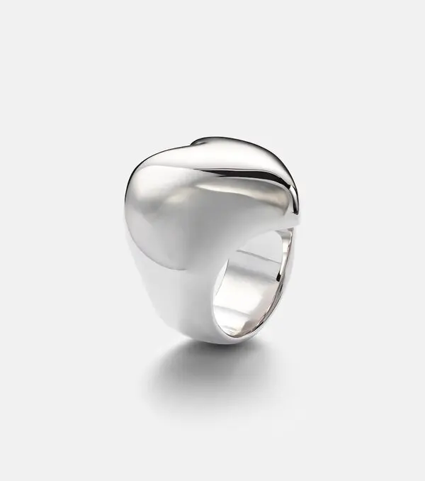 JENNIFER FISHER Puffy Heart Plated Ring - Silver