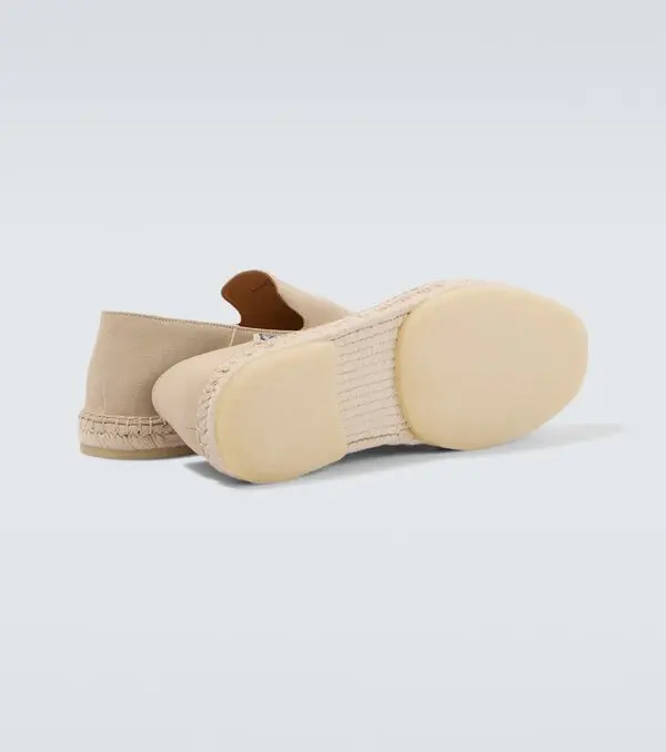 Vilebrequin Embroidered Canvas Espadrilles - Beige