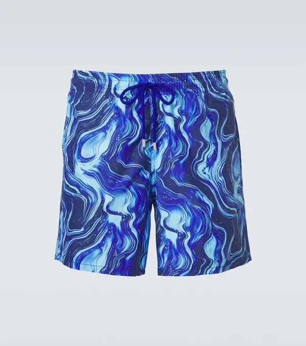 Vilebrequin Moorea Printed Swim Trunks - Blue