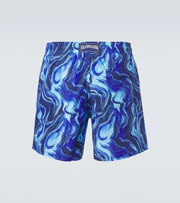 Vilebrequin Moorea Printed Swim Trunks - Blue