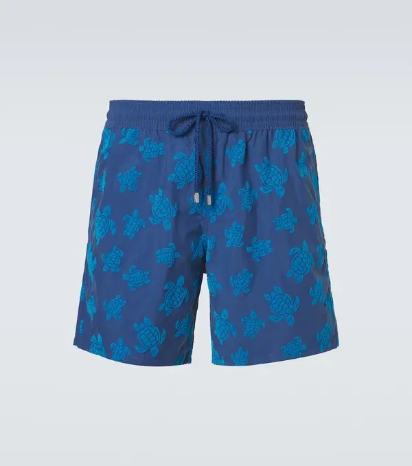 Vilebrequin Moorea Printed Swim Trunks - Blue