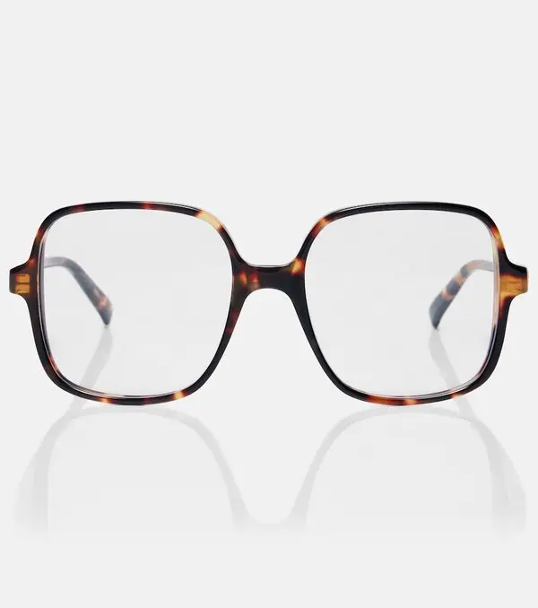 Valentino Garavani Light V Vlogo Oversized Glasses - Brown