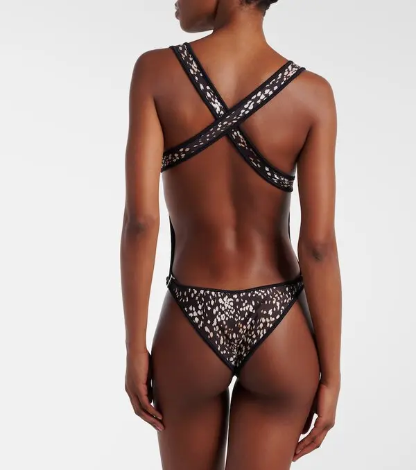 Attico Leopard-print Swimsuit