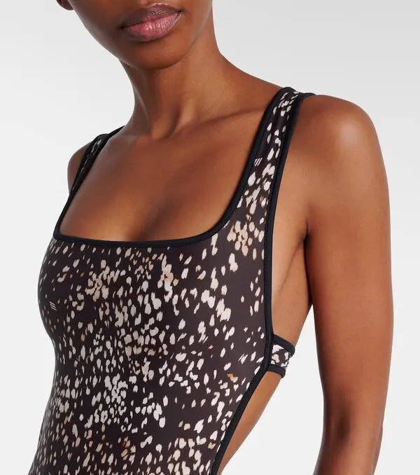 Attico Leopard-print Swimsuit
