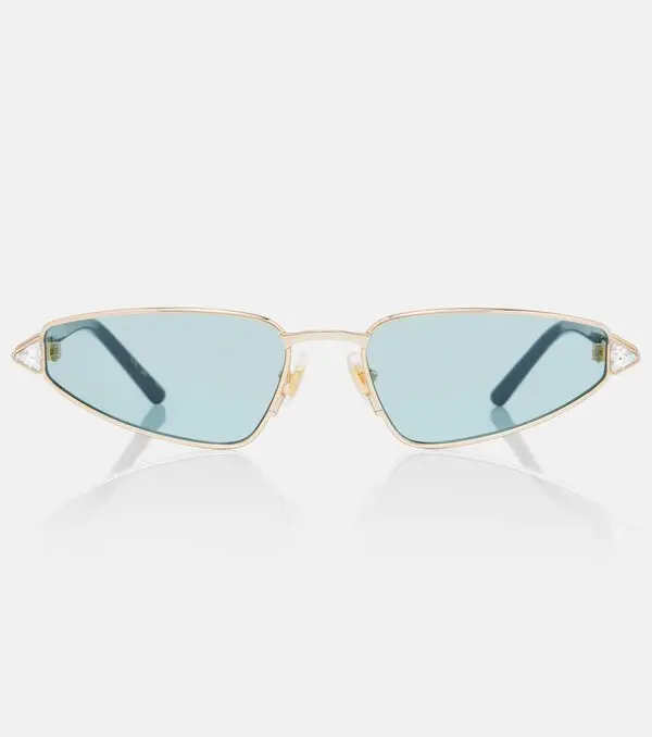 Valentino Garavani Vlogo Cat-eye Sunglasses - Gold
