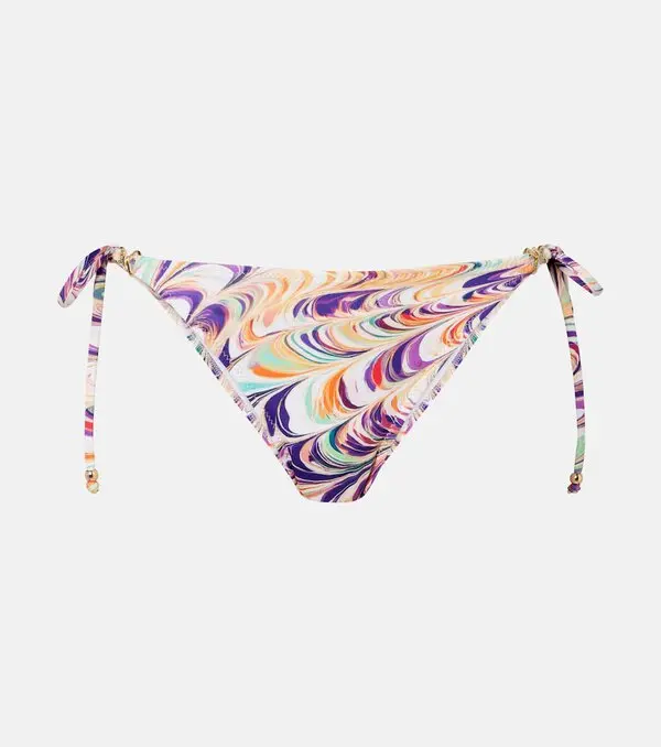 ALEXANDRA MIRO Leoni Printed Bikini Bottoms - Multicoloured