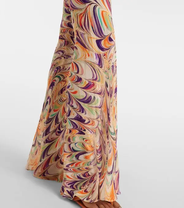 ALEXANDRA MIRO Scarlett Printed Flared Pants