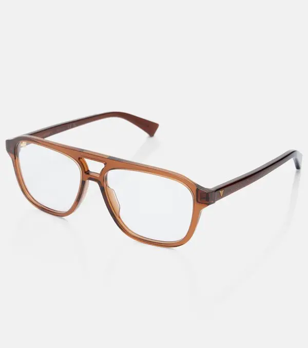 Bottega Veneta Triangle Stud Aviator Glasses