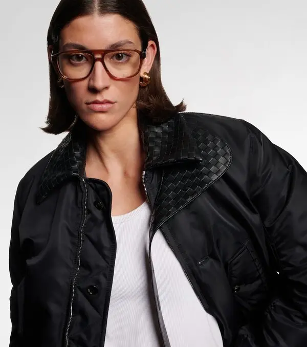 Bottega Veneta Triangle Stud Aviator Glasses