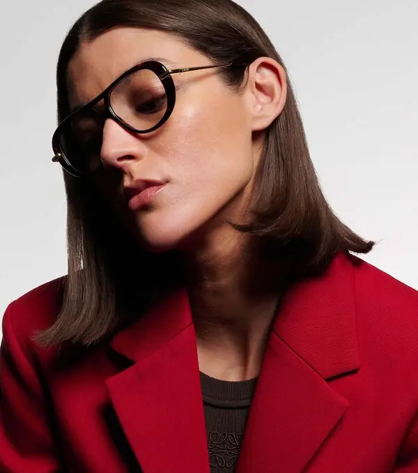 Loewe Aviator Glasses - Brown