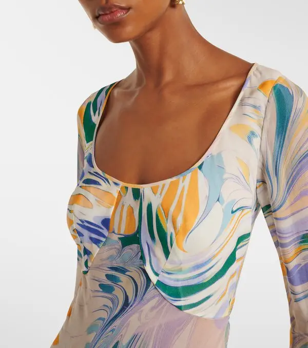 ALEXANDRA MIRO Lois Printed Maxi Dress