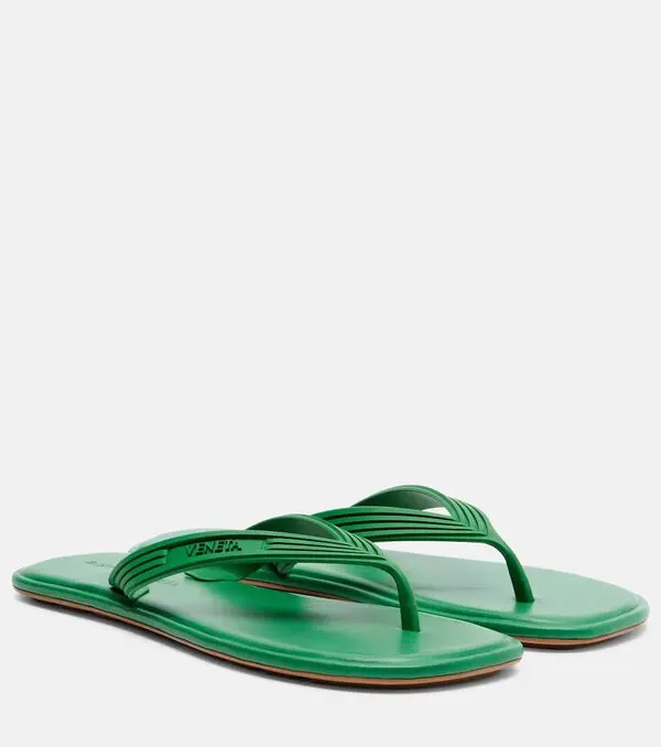 Bottega Veneta Sampieri Sandals - Green