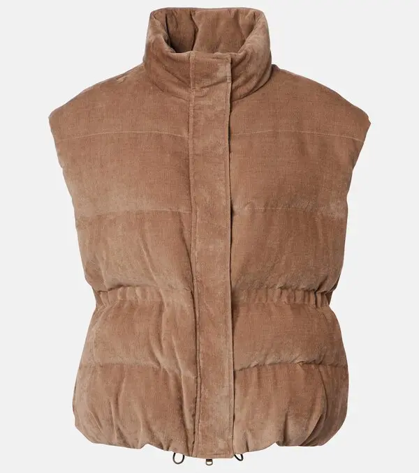 Brunello Cucinelli Monili Corduroy Down Vest