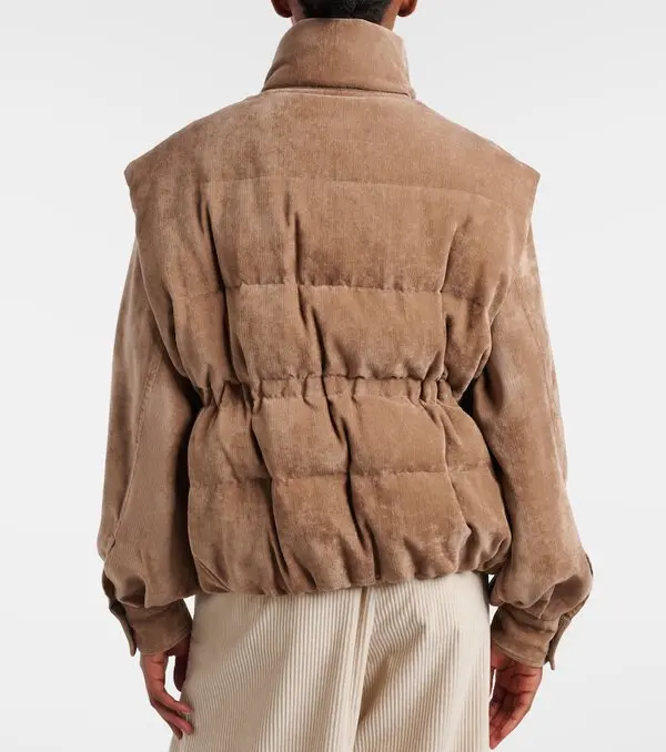 Brunello Cucinelli Monili Corduroy Down Vest