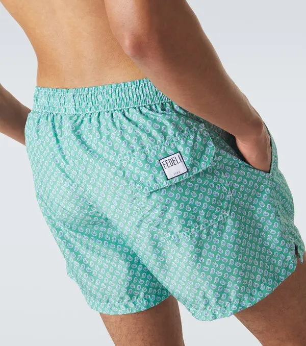 Fedeli Madeira Swim Trunks - Green