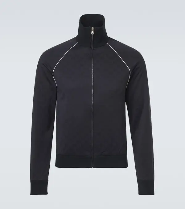Gucci Gg Technical Jacquard Track Jacket