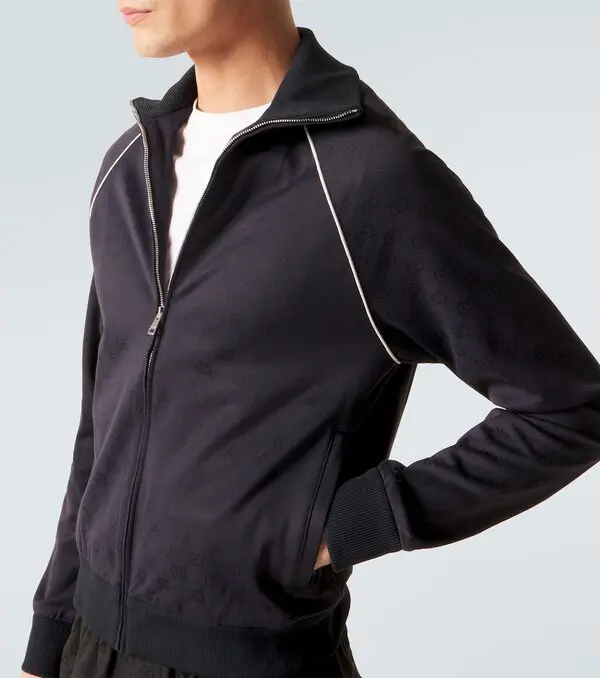 Gucci Gg Technical Jacquard Track Jacket