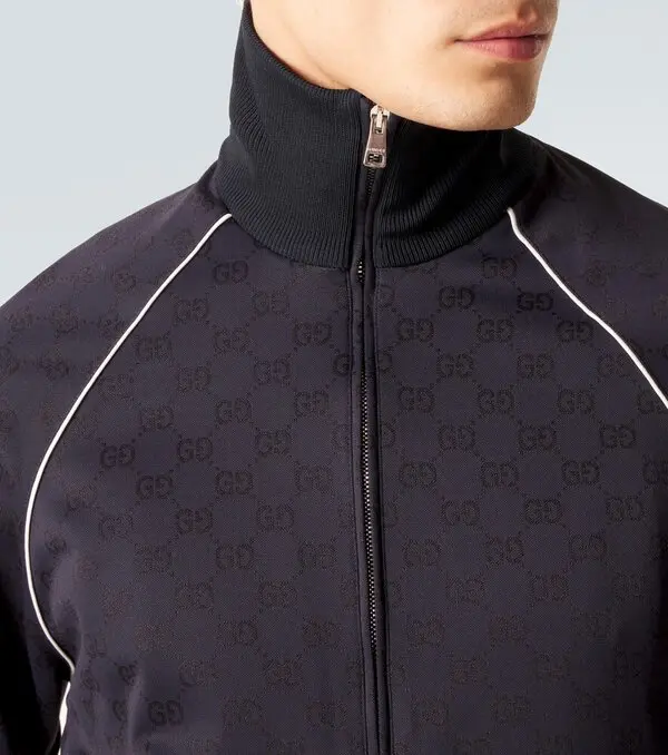Gucci Gg Technical Jacquard Track Jacket