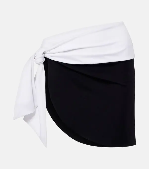 Balmain Asymmetric Beach Cover-up - Black