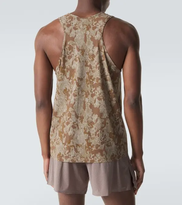 Satisfy Space‑o Camouflage Tank Top - Brown
