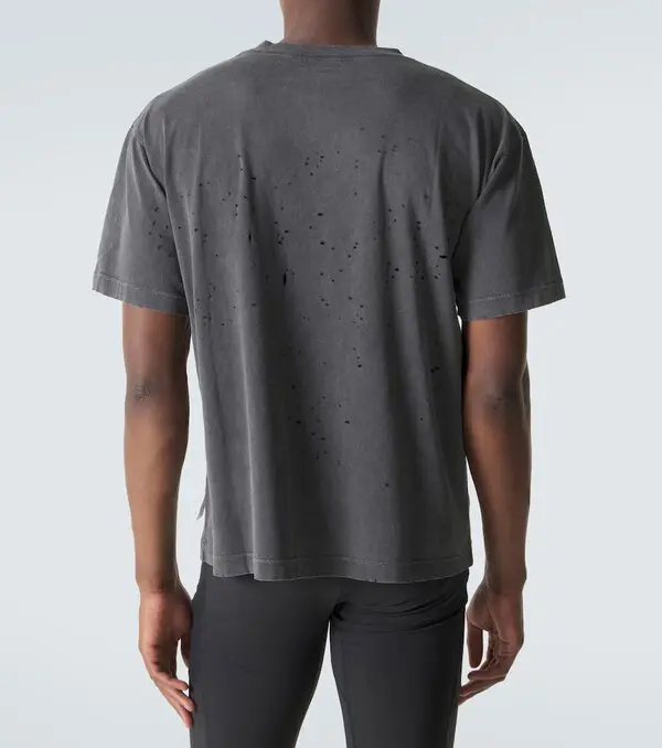 Satisfy Mothtech™ Printed Cotton Jersey T-shirt - Grey