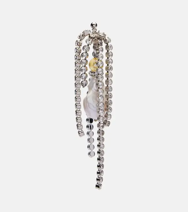Dries Van Noten Embellished Drop Earrings