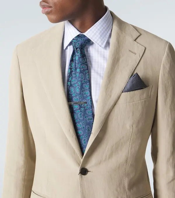 Charvet Checked Cotton Poplin Shirt