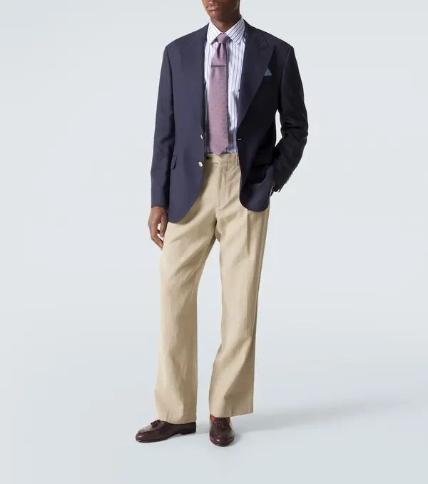 Charvet Striped Cotton Poplin Shirt