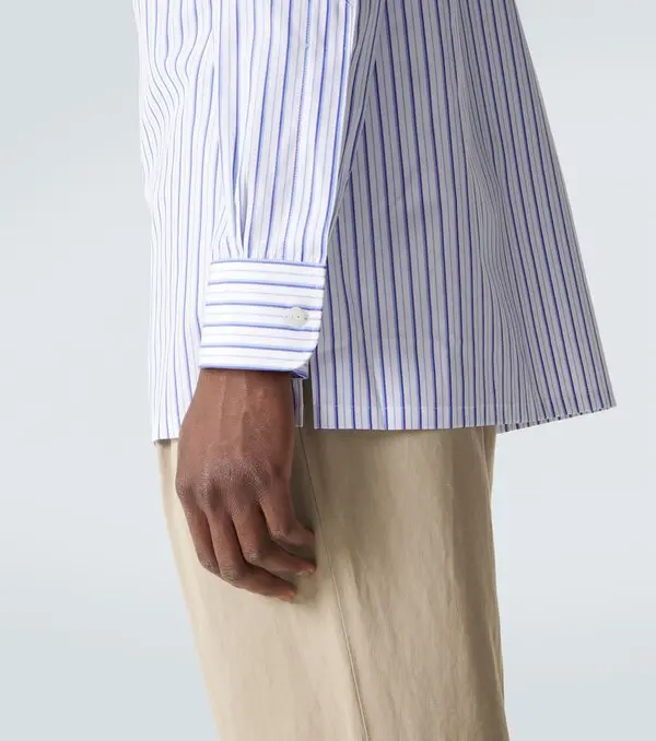Charvet Striped Cotton Poplin Shirt