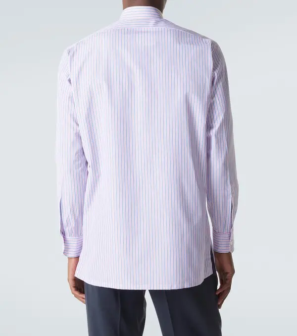 Charvet Striped Cotton Poplin Shirt