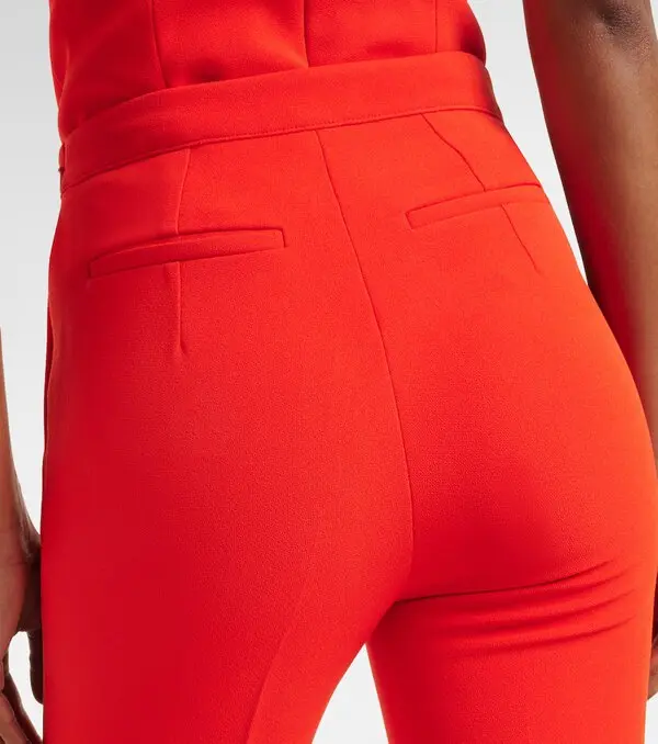 Safiyaa Alexa Crepe Fla Pants - Red