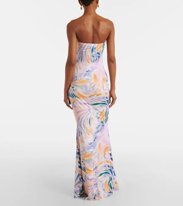 ALEXANDRA MIRO Elodie Printed Maxi Dress