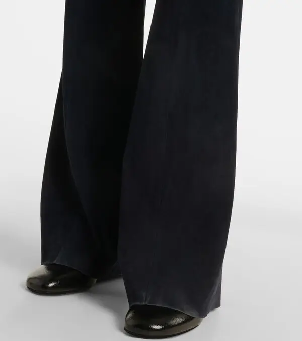 Stouls Gege Suede Flared Pants