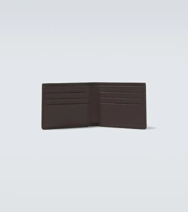 Brunello Cucinelli Leather Bi-fold Wallet - Brown