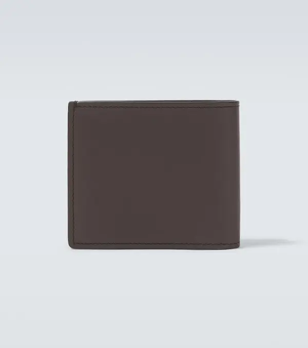 Brunello Cucinelli Leather Bi-fold Wallet - Brown