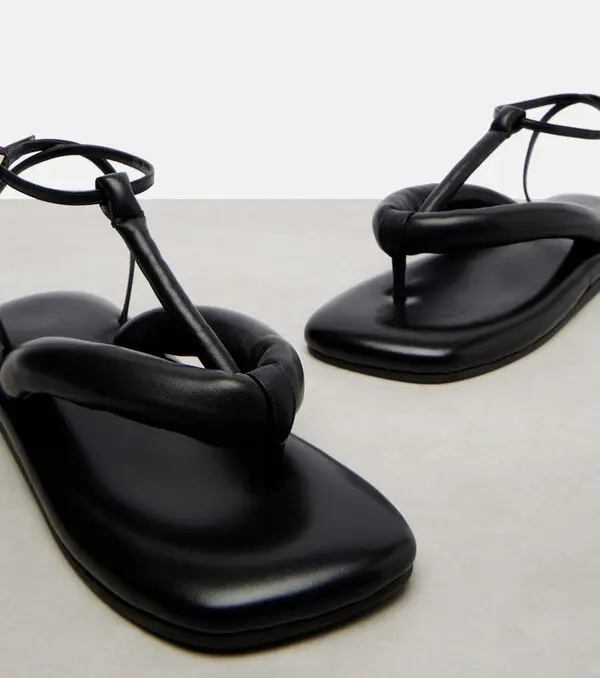 Givenchy Leather Boudoir Thong Sandals