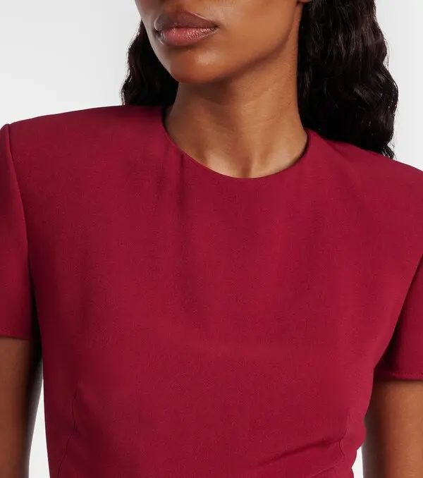 Givenchy Asymmetrical Draped Midi Dress